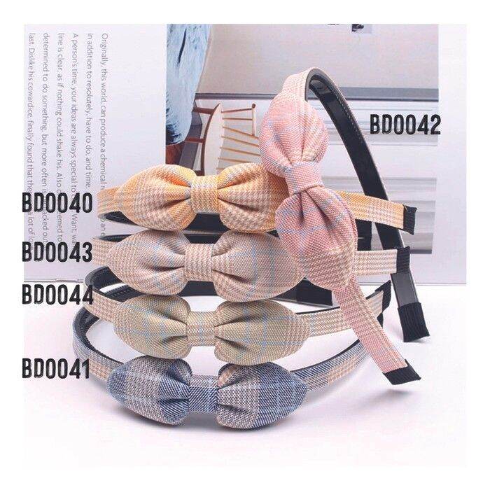 BANDO BANDANA TIPE PITA / BANDANA MOTIF PETAK PITA PREMIUM KOREAN ...