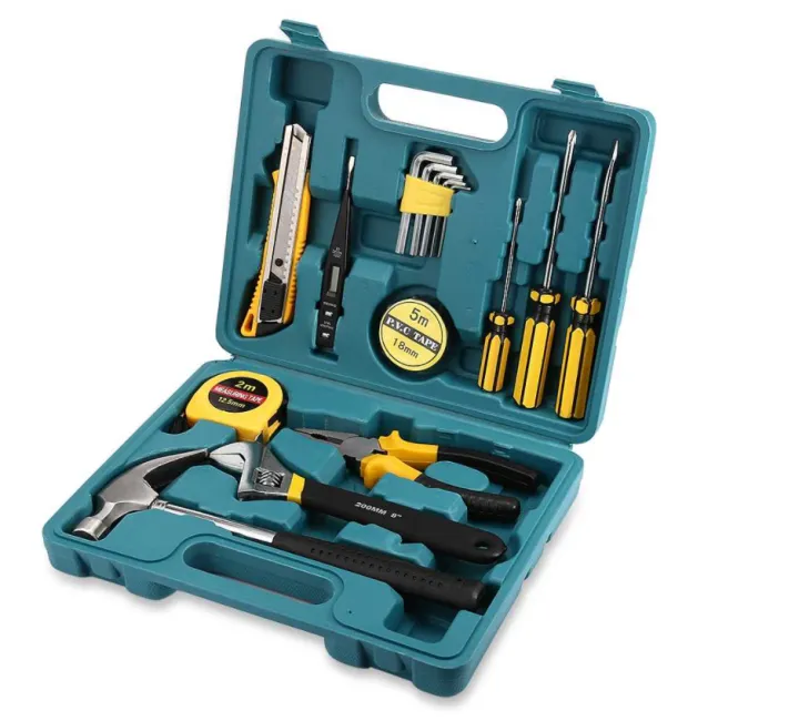 ORIGINAL 16 Pcs Handy Tools Set Professional Hardware Home Repair Set ...