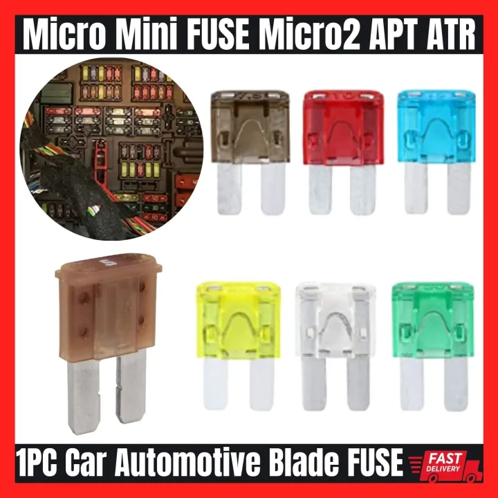 1PC Car Automotive Blade FUSE Micro Mini FUSE Micro2 APT ATR | Lazada PH