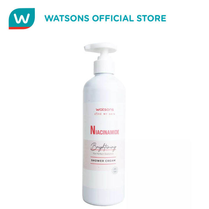【COD】 WATSONS Love My Skin Niacinamide Brightening Shower Cream 490ml ...