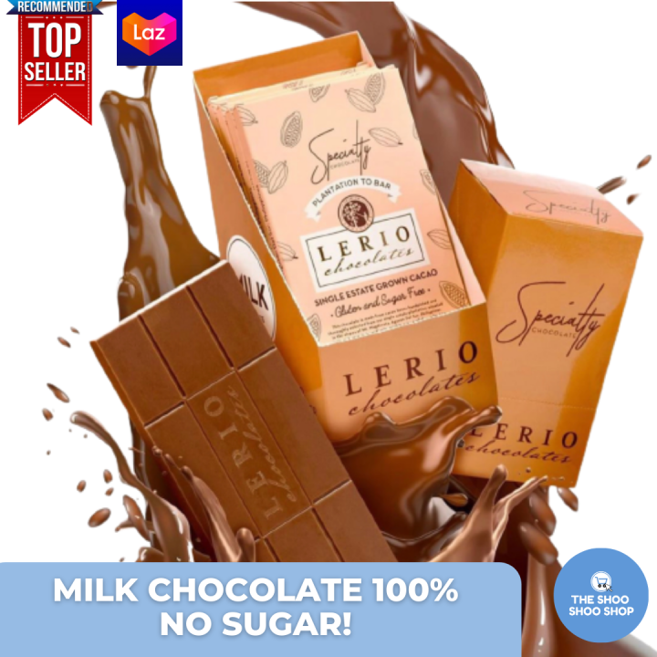 Premium MILK Chocolate Bar Gluten-Free SUGAR-FREE Creamy Chocolate ...