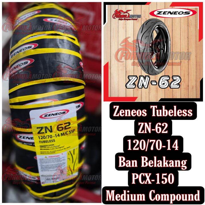 120/70-14 Ban Zeneos ZN62 ZN-62 - Ban Belakang PCX-150 - Ban Motor Ring ...