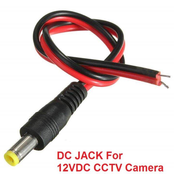 2.1 x 5.5mm DC Jack For 12VDC CCTV Camera - 5.5 x 2.1mm Male DC Power ...