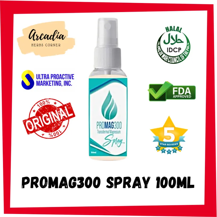 Promag 300 Magnesium Spray 100ML (water Based) | Promag300 Transdermal ...