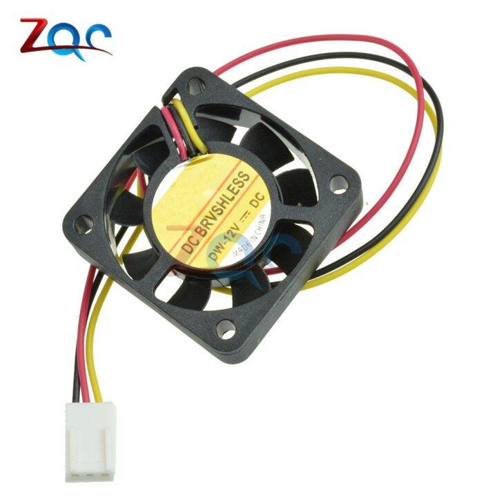 Computer Case Cooler 3pin 12v 4cm 40mm Pc Cpu Cooling Cooler Fan Black ...