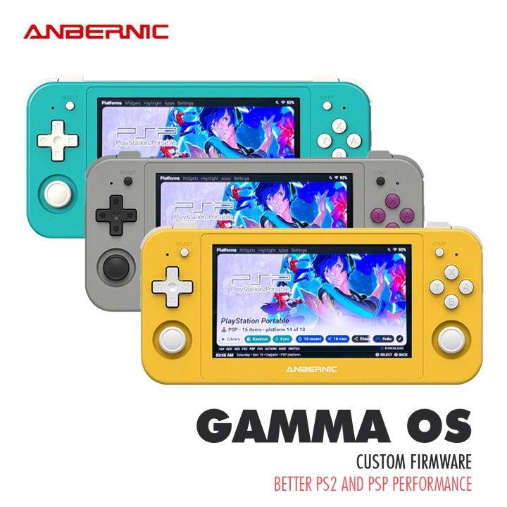 ANBERNIC RG505 GAMMA OS Handheld Game Console 4.95 Inches OLED Touch ...