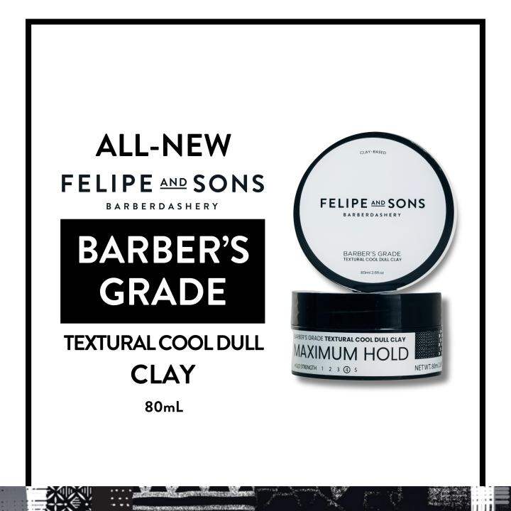 Felipe and Sons Barber’s Grade Textural Cool Dull Clay 80mL | Lazada PH
