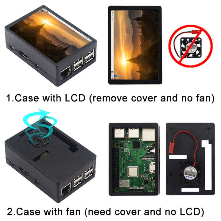 3.5 inch Raspberry Pi 3 B Plus Touch Screen TFT LCD 480*320 GPIO ...