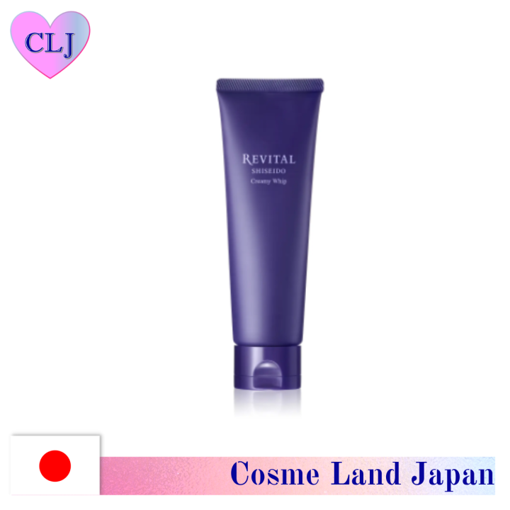 Shiseido REVITAL Creamy Whip facial cleanser [125g] Facial wash. 100% ...