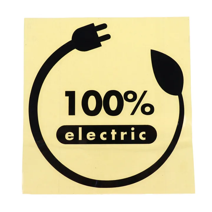 Guoda 100% Electric Vehicle Funny Car Window Decal Bumper Sticker ...