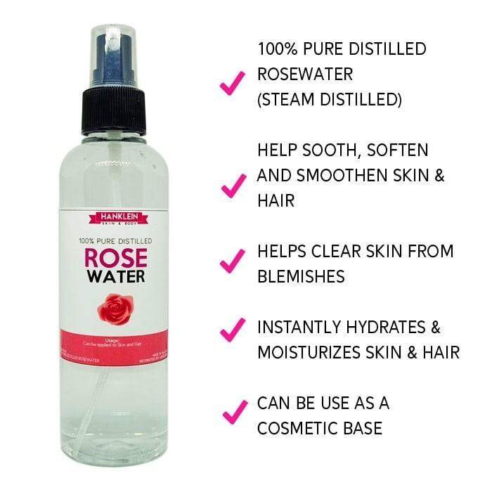 Rose Water 100ml (pure distilled) spray | Lazada PH