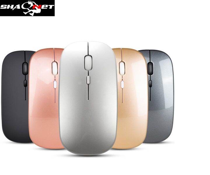 Dual Mode Wireless Mouse Optical Mouse Ergonomic Rechargeable Mice ...