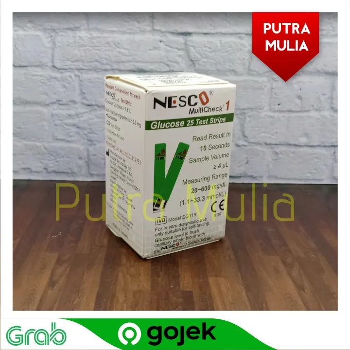 Nesco Strip Gula Glukosa isi 25 Glucose Refill | Lazada Indonesia