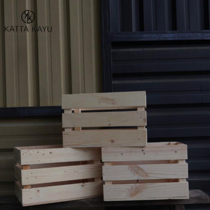 CRATE BOX WOODEN - BIG | Lazada