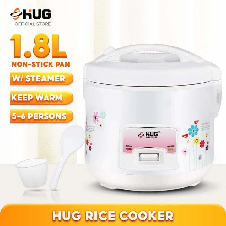 HUG 1.8 Liters Jar Type Rice Cooker w/ Steamer (JT-181Z) | Lazada PH