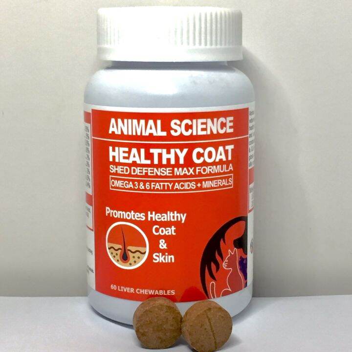 [SOUTH VET II] 2 tablets Animal Science Healthy Coat for Dogs 60 liver ...