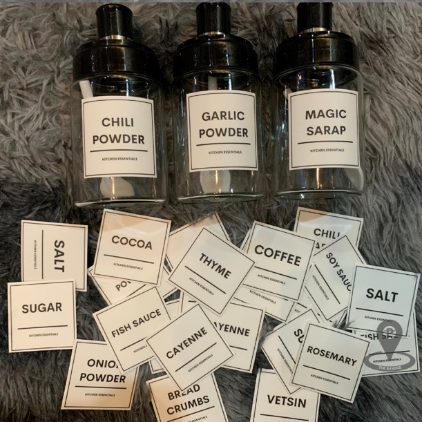 1pc High Quality Minimalist Pantry Labels Waterproof Matte Vinyl ...