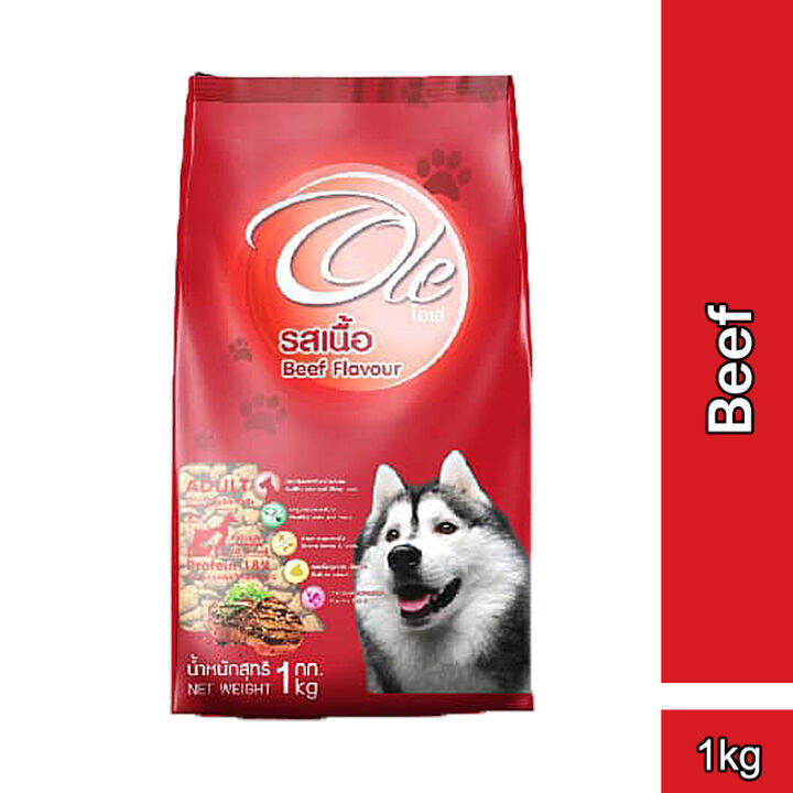 Ole Dog Adult Beef Flavor Dry Dog Food 1kg | Lazada PH