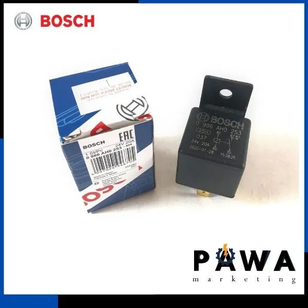 Bosch Relay 24V 5 Pin 20A Universal 100% Genuine Bosch 87 ready stock Taiwan 0986 AH0 253 | Lazada