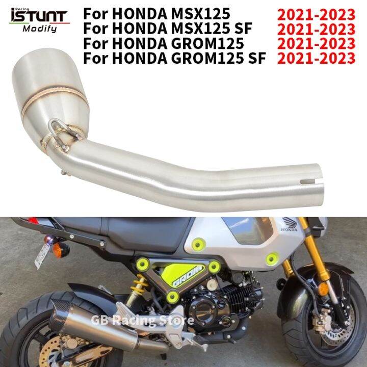 For Honda GROM125 MSX125 SF GROM 125 2021 2022 2023 Motorcycle Exhaust ...
