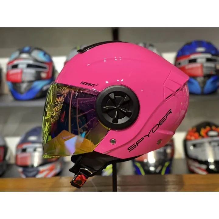 SPYDER REBOOT 2 PD Half-Face Helmet with Free Clear Visor | Lazada PH