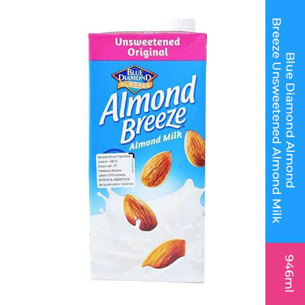 Blue Diamond Almond Breeze Unsweetened Almond Milk 946ml | Lazada Indonesia