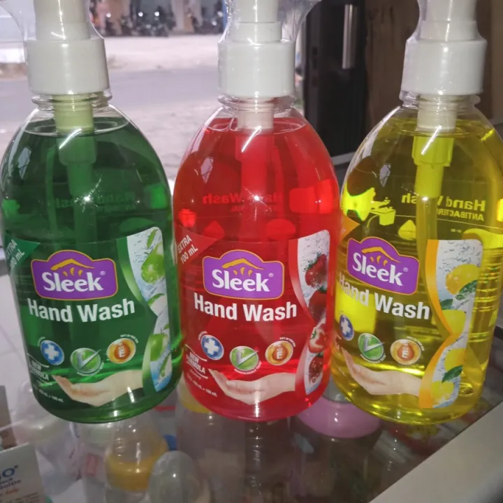 Sleek hand wash Antibacterial formula 400ML PLUS 100ML MILIKI DENGAN ...