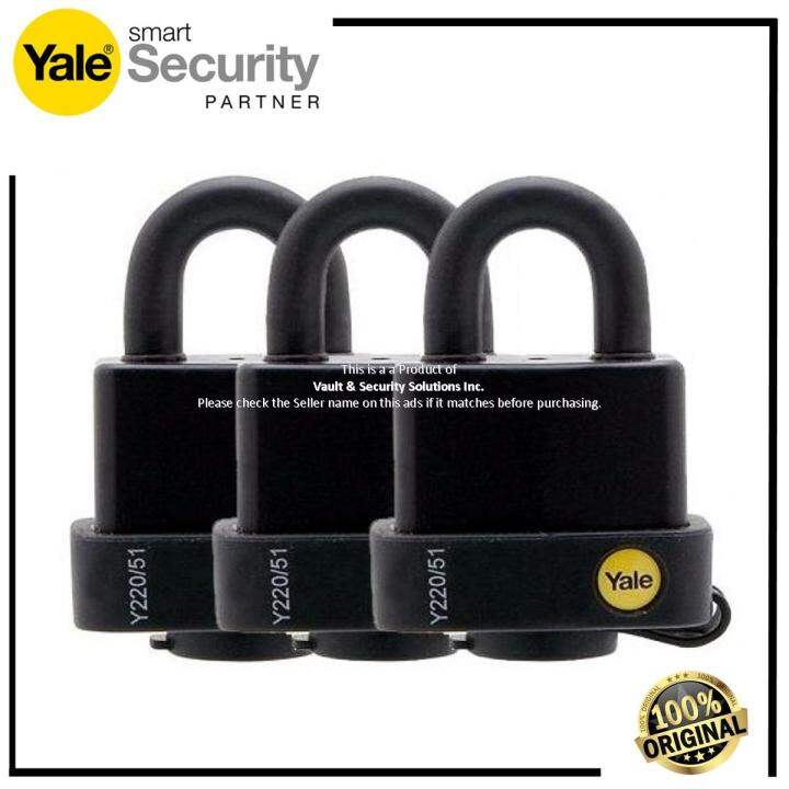 Yale Y220/51 51mmMM Waterproof Padlock EXPOSED PADLOCK IP65 Padlock ...