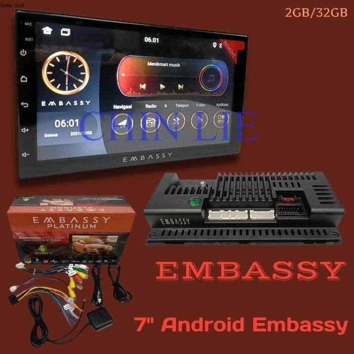 Tape Mobil Head Unit Double Din Embassy Platinum 7 Inch 2gb / 32gb ...