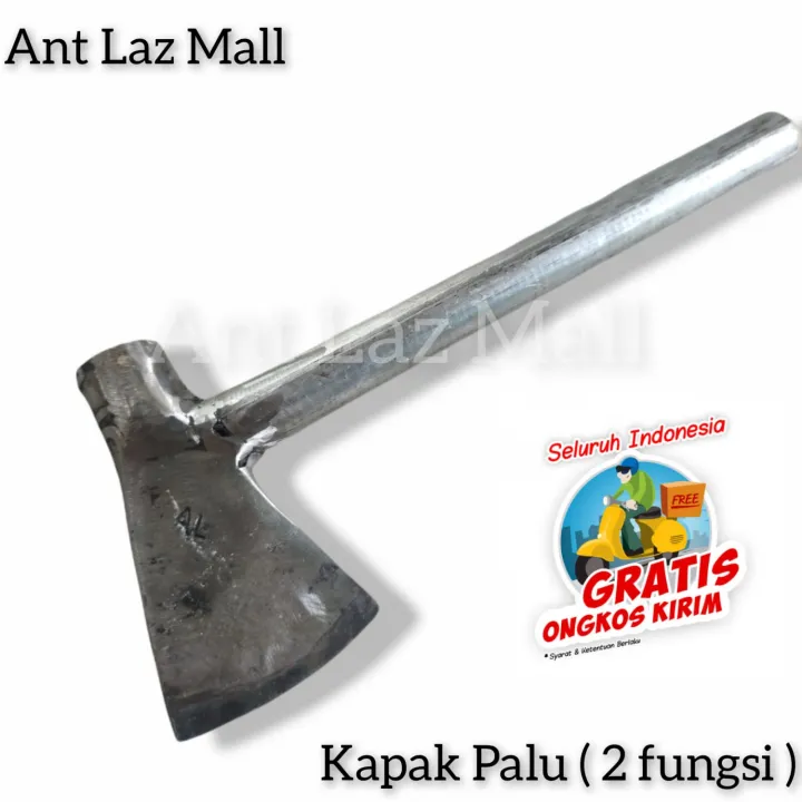 ( HARGA ANJLOK ) Kapak Palu Gagang Besi Bilah Asli Baja Buatan Lokal ...