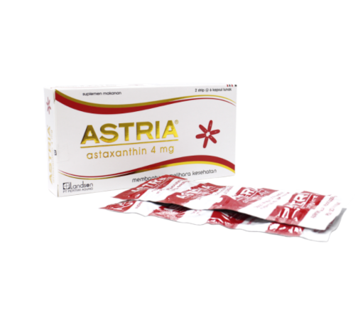 Per 2Strip ASTRIA 4 MG PER STRIP ISI 6 KAPSUL , MEMELIHARA KESEHATAN ...