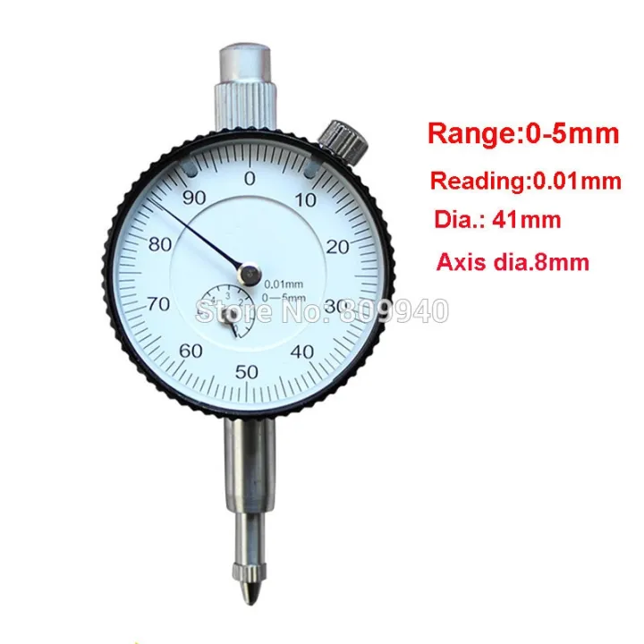 0-5mm index dial indicator with ear cover 5mm Mechanical dial gauge ...