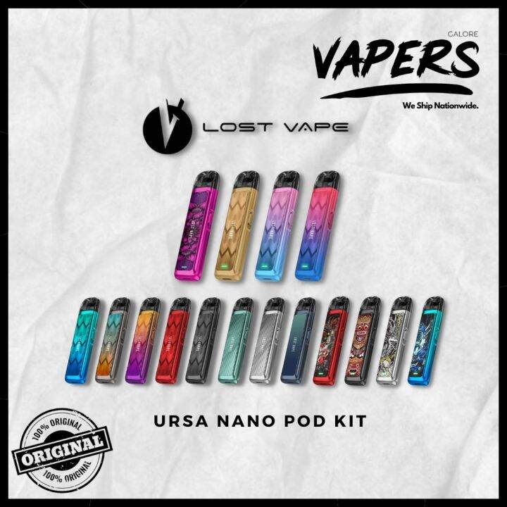 [AUTHENTIC] Lostvape Ursa Nano Pod Kit Ursa Nano Pod Kit 800mah Vaping ...