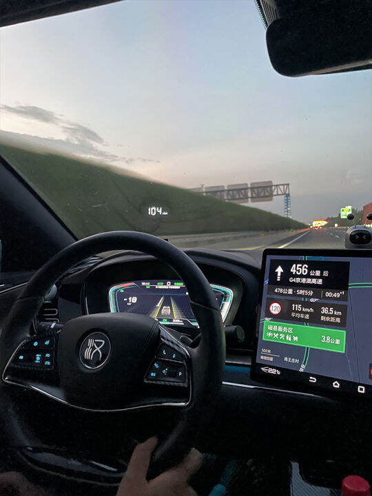 BYD พิเศษหัวขึ้นแสดง Hud Han Ev เพลง Plusdmi ปลาโลมาประทับตราความเร็ว ...