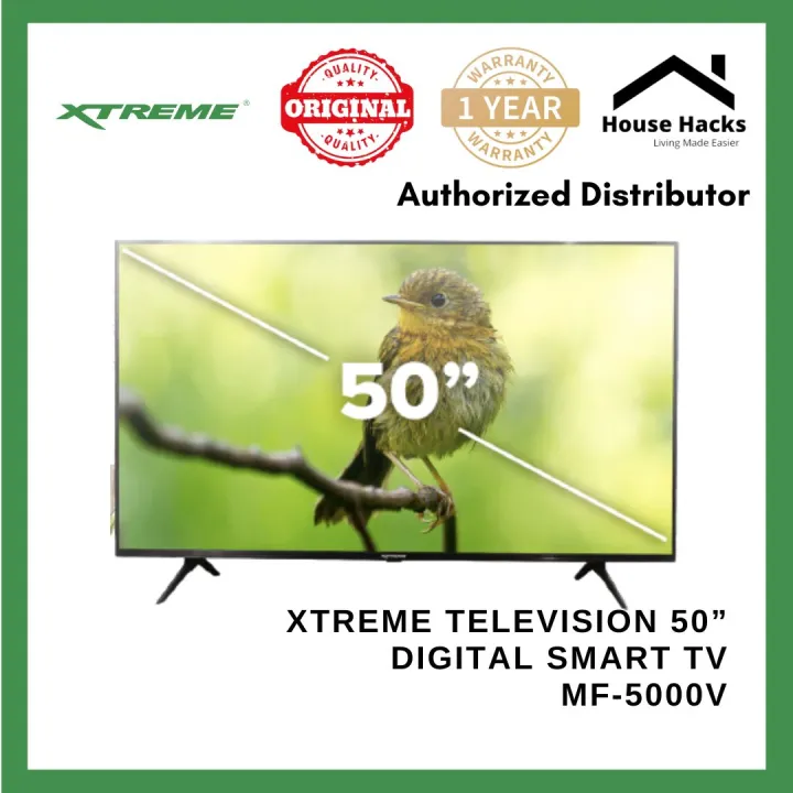 Xtreme Television 50” Digital Smart TV MF-5000v (House Hacks) | Lazada PH