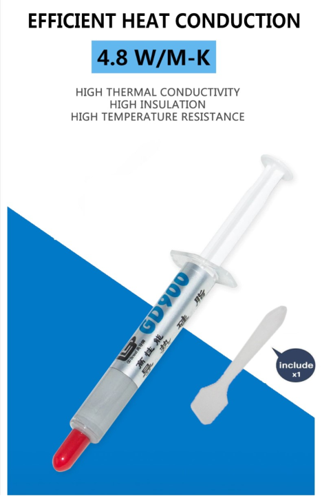EveryBit GD900 High Performance Thermal Paste for intel / AMD CPU / GPU ...