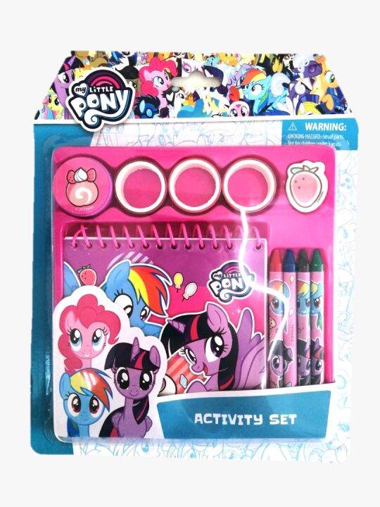 My Little Pony Activity Colouring Pad with Crayon and Decorative Tapes ...