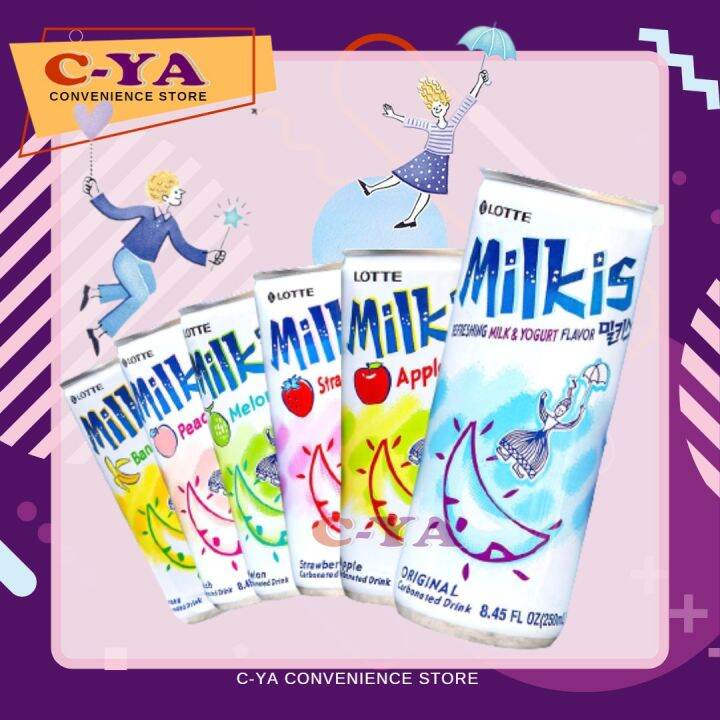 LOTTE Milkis Carbonated Milk 250ml | Lazada PH