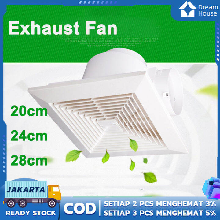 DHT Exhaust Fan Wall / Dinding Exhaust Ventilating Fan 8" / 10 Inch ...