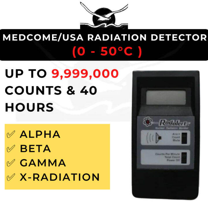MEDCOM/USA Radiation Detector for Alpha Beta Gamma & X-Radiation with ...