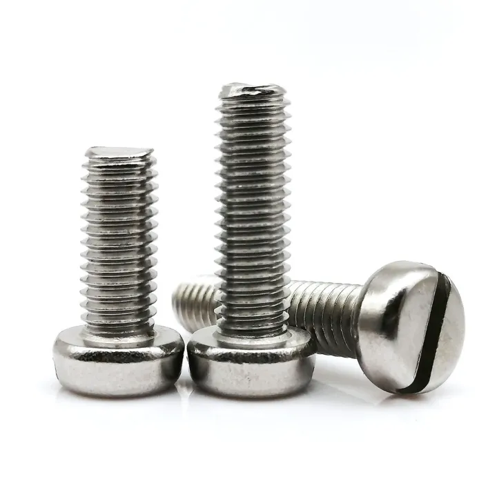 2/5/10/50pcs M1.6 M2 M2.5 M3 M4 M5 M6 M8 M10 304 A2 70 Stainless Steel GB65 Slotted Cap Slot ...