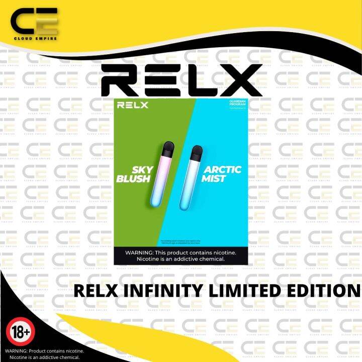 RELX INFINITY POD KIT AND CARTRIDGE LIMITED EDITION 100% LEGIT ...