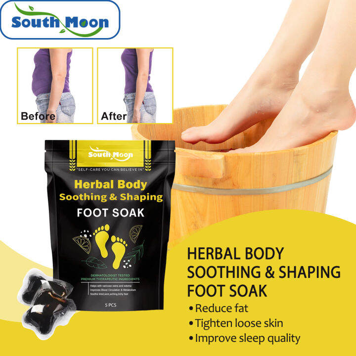 South Moon Foot Cleaning Soak Natural Herbal Body Soothing Shaping ...