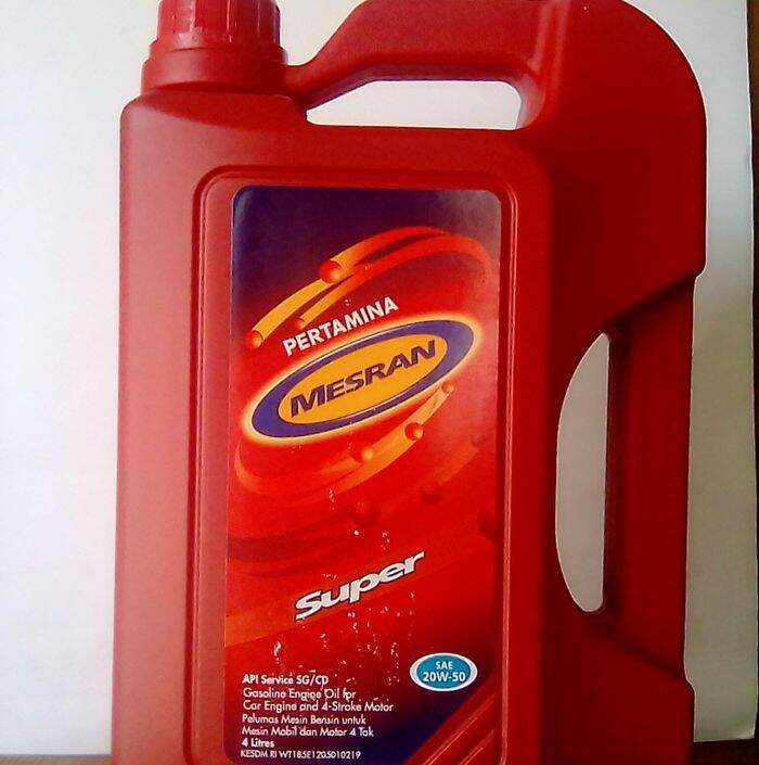 Oli Mesran Super 4 Liter 20W-50 Pertamina | Lazada Indonesia