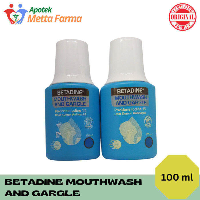 Betadine Mouthwash and Gargle 100ml - Obat Kumur Antiseptik | Lazada ...