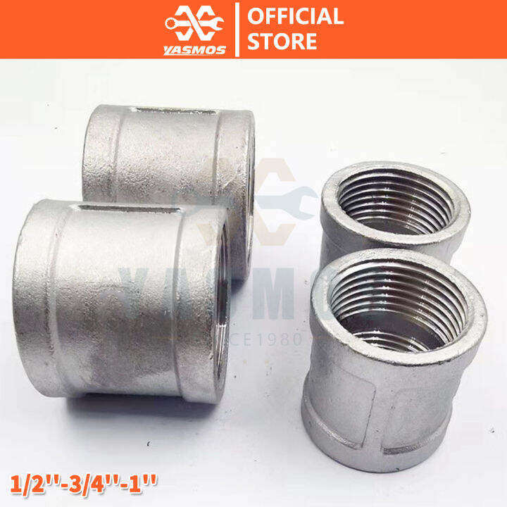 1/4" , 1/2" , 3/4" Galvanized Coupling Pipe Fittings | Lazada PH