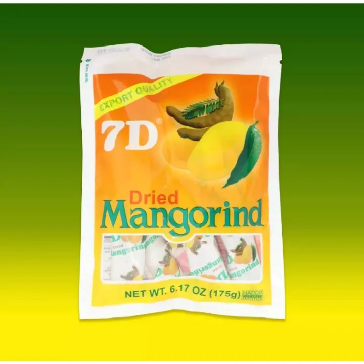 7D Dried Mangorind 175 Grams (10 Packs) Dried Mango and Tamarind ...
