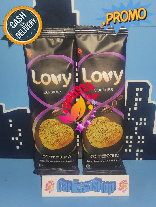 Lovy Cookies 30gr Coffeeccino, Chocobutter Harga Terjangkau | Lazada ...