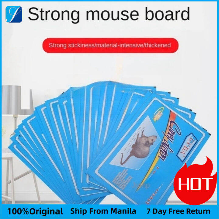 Mouse Sticky Mice Rodent Glue Board Bait Trap Super Stick Mouse Rat ...