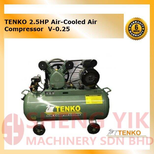Shengyik TENKO 2.5HP Air-Cooled Air Compressor V-0.25 | Lazada